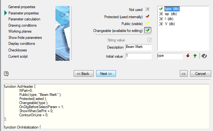 Parameter Properties
